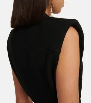 Isabel Marant Étoile Rosemay Cowl Neck Cotton Minidress