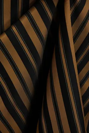 Rag & Bone Mandy Striped Satin Twill Midi Skirt