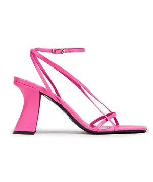 By Far Kersti Textured-leather Sandals
