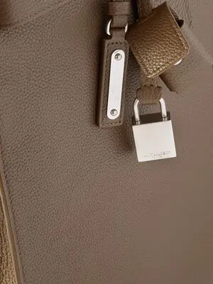 Saint Laurent Sac De Jour Large Full-grain Leather Tote Bag