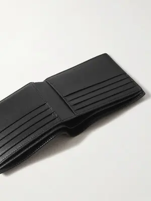 Balenciaga Logo-print Full-grain Leather Billfold Wallet