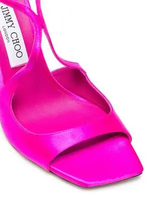 JIMMY CHOO Azia 95mm Satin Sandals