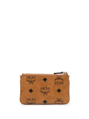 Mcm Mini Monogram-print Key Pouch