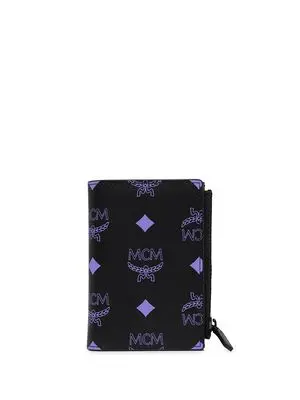 Mcm Mini Bi-fold Card Wallet