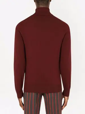 Dolce & Gabbana Roll-neck Cashmere Jumper - Red