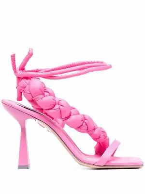 SEBASTIAN MILANO Quilted Sandals - Pink