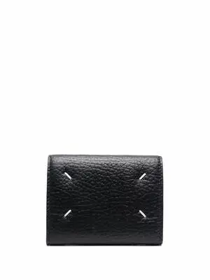MAISON MARGIELA Accordion Leather Wallet - Black