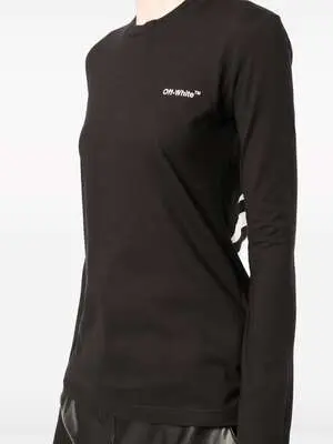 Off-White Diag-stripe Long-sleeved T-shirt