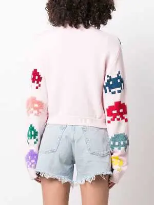 Stella McCartney Pacman-intarsia Knitted Jumper