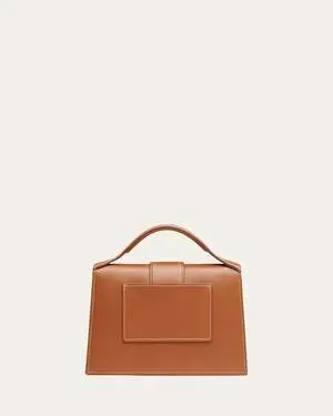 Jacquemus Leather Crossbody Bag - Light Brown