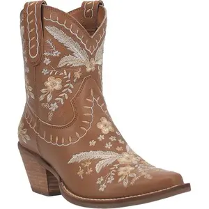 DINGO Primrose Western Boots - Brown
