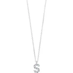 Bony Levy Bony Levy Icon Diamond Initial Pendant Necklace 18k White Gold - S