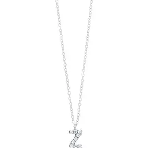 Bony Levy Bony Levy Icon Diamond Initial Pendant Necklace 18k White Gold - Z
