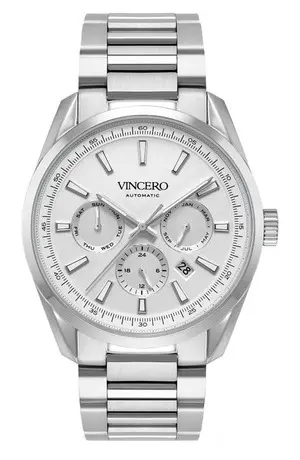VINCERO The Reserve Automatic Bracelet Watch - Gray/silver
