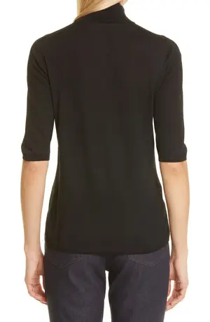 Max Mara Virgin Wool Turtleneck Sweater