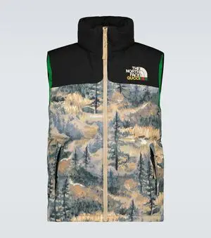 Gucci The North Face X Floral Down Vest