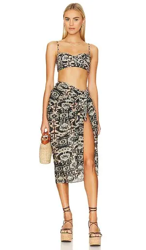 Ulla Johnson Paz Coverup In Black