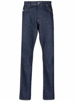 DIESEL® High-rise Straight-leg Jeans