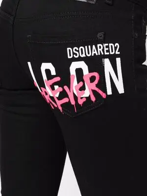 Dsquared2 Logo-print Skinny Jeans