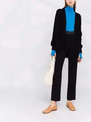 Emporio Armani High-waisted Straight-leg Trousers
