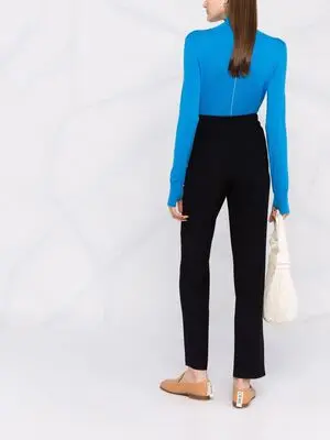 Emporio Armani High-waisted Straight-leg Trousers