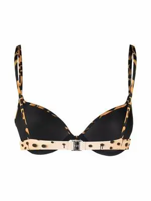 Dsquared2 Leopard Print Bikini Top
