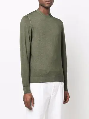 DRUMOHR Crew-neck Knit Jumper - Green