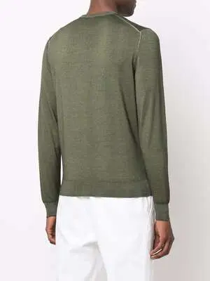 DRUMOHR Crew-neck Knit Jumper - Green
