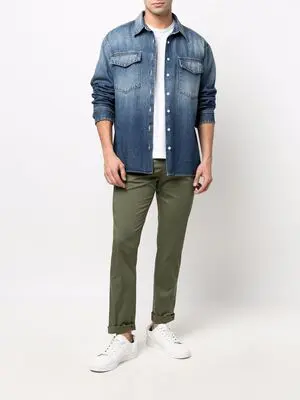 DONDUP Slim-cut Chinos - Green