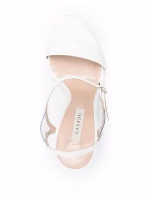 Casadei Open-toe High-heel Sandals - White