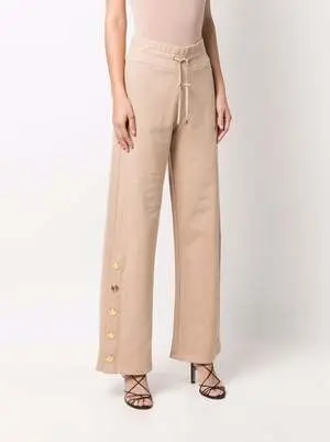 Balmain Side-button Detail Trousers