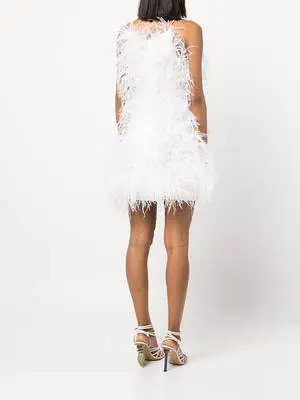 Cult Gaia Shannon Feather Mini Dress