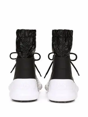 Dolce & Gabbana Elasticated Lace-up Boots