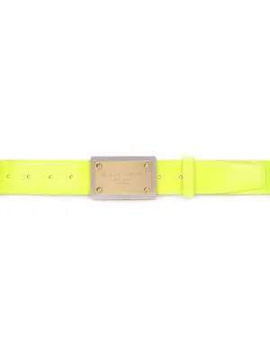 Dolce & Gabbana Logo Plaque Belt