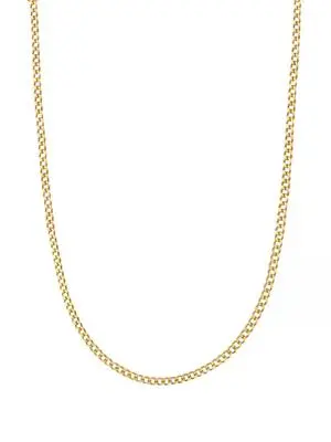 NIALAYA JEWELRY Cuban 3mm Chain Necklace - Gold