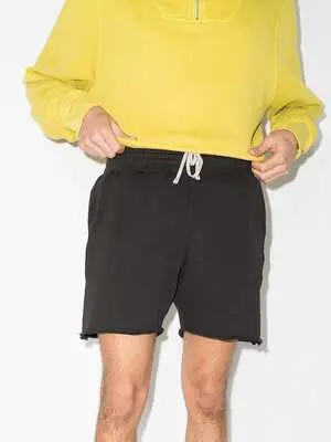 LES TIEN Yacht Drawstring-waist Track Shorts - Grey