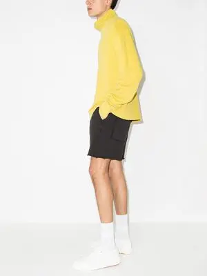 LES TIEN Yacht Drawstring-waist Track Shorts - Grey