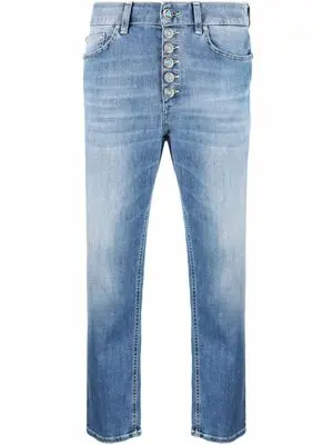 DONDUP Koons Loose-fit Cropped Jeans - Blue