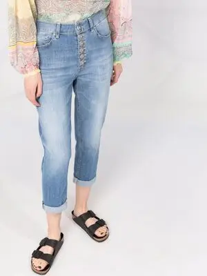 DONDUP Koons Loose-fit Cropped Jeans