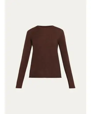 Majestic Filatures Machine Washable Cashmere Pullover - Chocolate