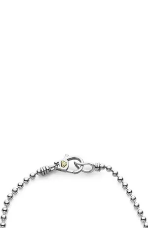Lagos Caviar Icon Two-tone Bracelet - Silver