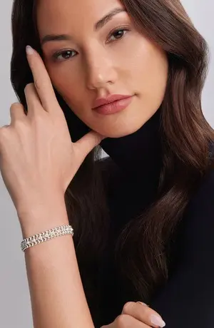 Lagos Caviar Spark Pavé Diamond Bracelet - Silver/diamond