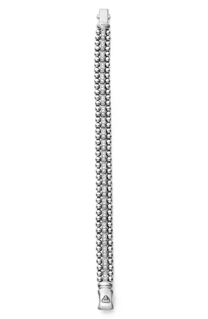 Lagos Caviar Spark Pavé Diamond Bracelet - Silver/diamond