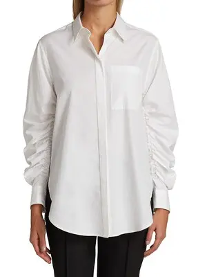 3.1 Phillip Lim Gathered Sleeve Blouse