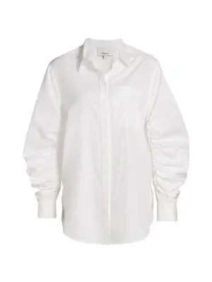 3.1 Phillip Lim Gathered Sleeve Blouse