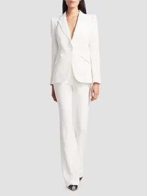 Alexander McQueen Narrow Bootcut Trousers - Ivory