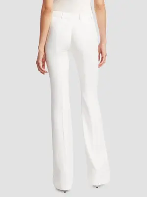 Alexander McQueen Narrow Bootcut Trousers - Ivory