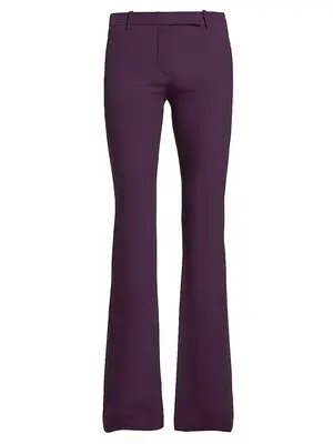 Alexander McQueen Narrow Bootcut Trousers Night Shade
