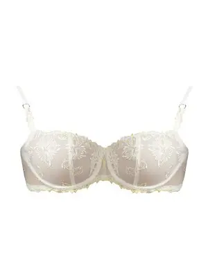 Chantelle Champs Elysses Lace Unlined Demi Bra Milk Citron