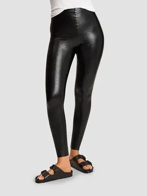 Commando Faux Leather Leggings Black